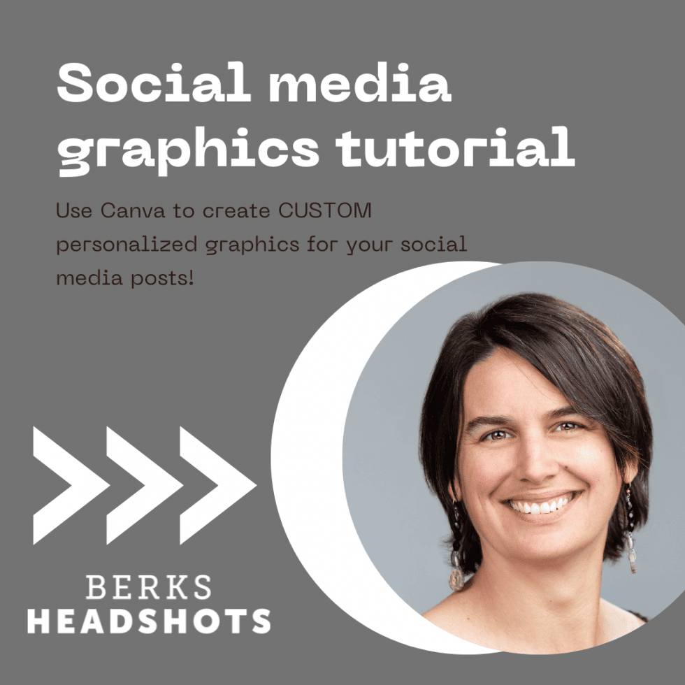 How to Make Custom Social Graphics Using Your Headshot
